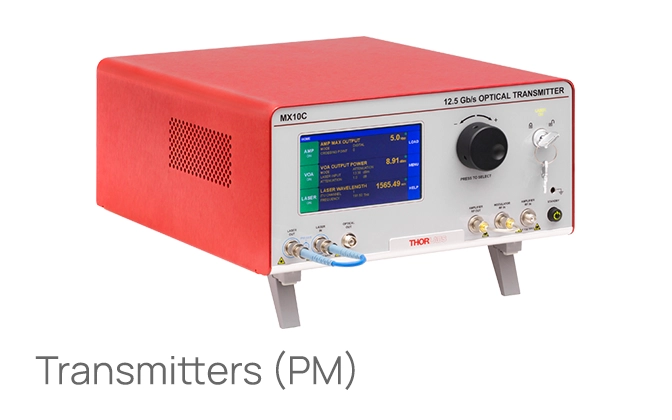 Thorlabs · High-Speed Optical Transmitters with Phase Modulators