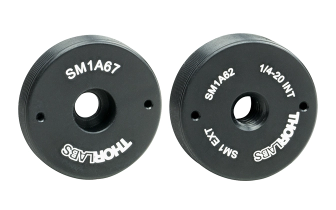 Thorlabs · SM1 Threads to Optomechanical Component Adapters