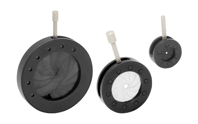 Thorlabs · Iris Diaphragms Without Mounting Holes