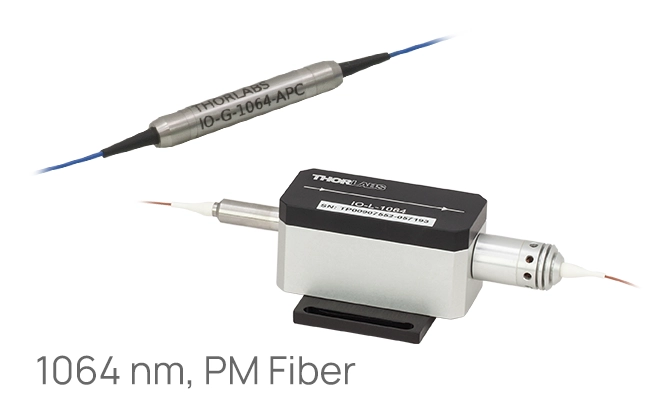 Thorlabs · Nd:YAG Fiber Optic Isolators with PM Fiber (1064 nm)