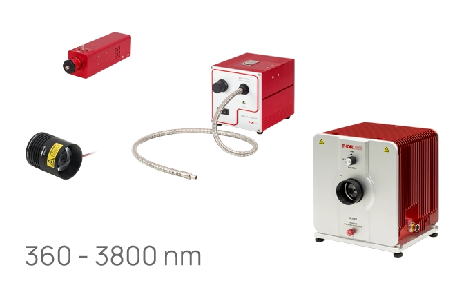 Thorlabs · Tungsten-Halogen Light Sources