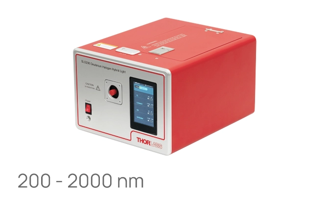 Thorlabs · Stabilized Hybrid Deuterium & Tungsten-Halogen Light Source