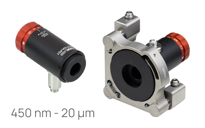 Thorlabs · Adjustable Focus Reflective Collimators, Protected Silver ...