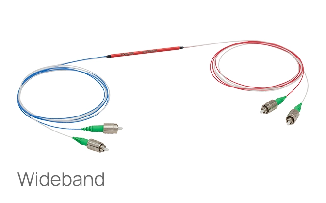 Thorlabs · 1650 nm, Single Mode Fused Fiber Optic Couplers / Taps