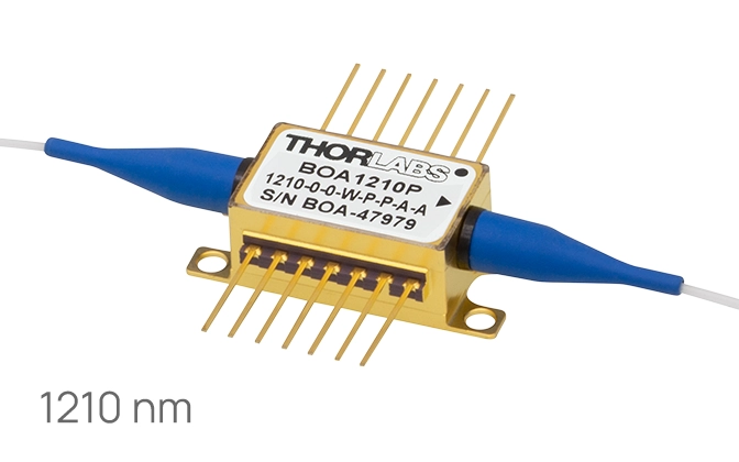 Thorlabs · Booster Optical Amplifiers (BOAs), 1210 nm