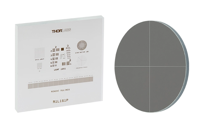Thorlabs · Test Targets, Calibration Targets, and Reticles