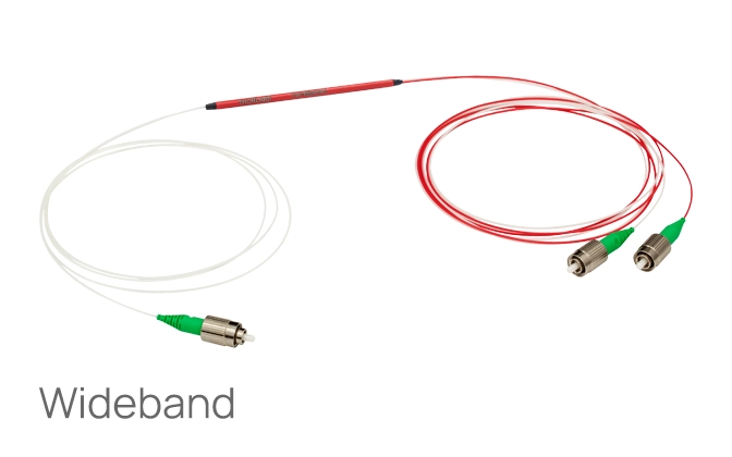 Thorlabs · 1650 nm 1x2 Single Mode Fused Fiber Optic Couplers / Taps