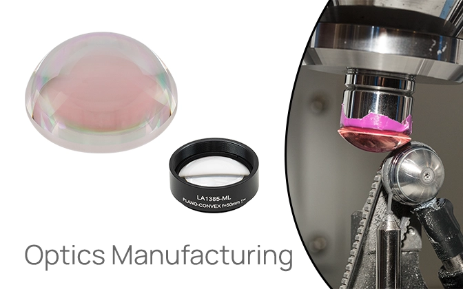 Thorlabs · Custom Optics Manufacturing and OEM Ordering