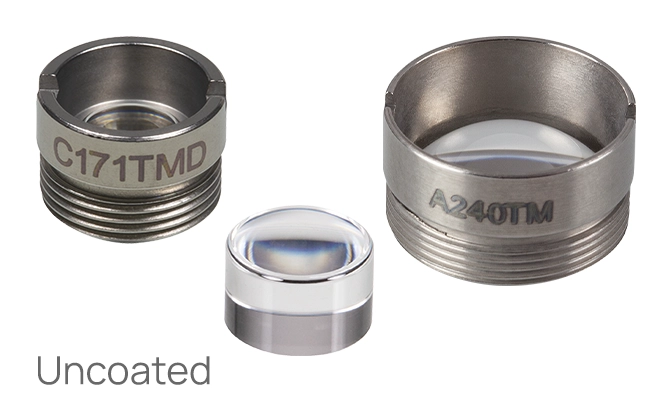 Thorlabs · Molded Glass Aspheric Lenses: Uncoated