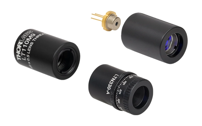 Thorlabs · Laser Diode Collimation and Focusing Tubes